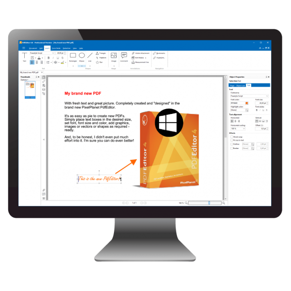 PixelPlanet PdfTools - Create PDF documents with PdfEditor