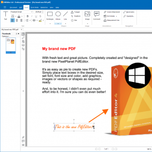 PixelPlanet PdfTools - Create PDF documents with PdfEditor