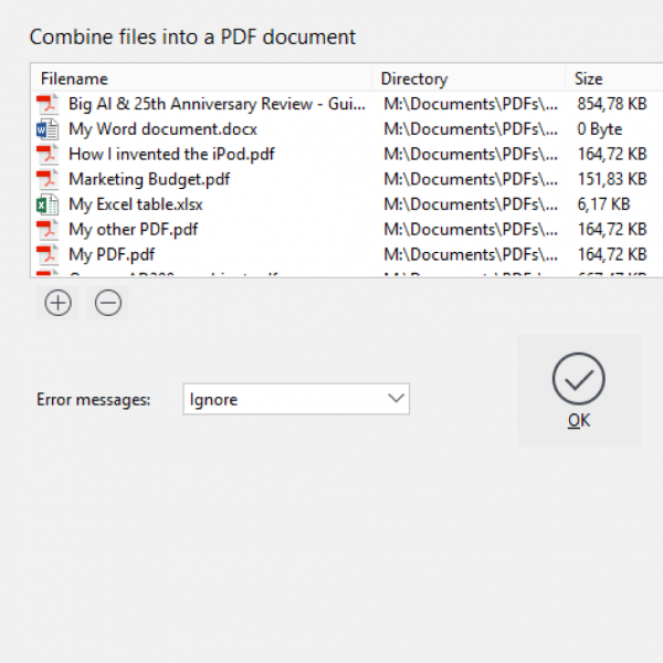 Split & Merge PDF (and other) documents with "PdfEditor"