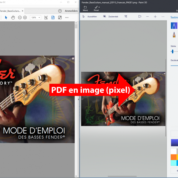 Convertissez des PDF en images ou exportez des images à partir de PDF